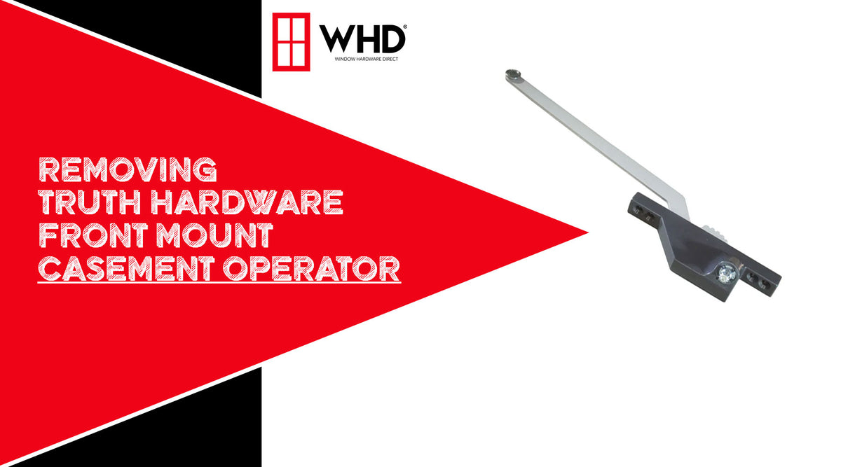 Removing a Front Mount Operator by Truth Hardware for Replacement ...