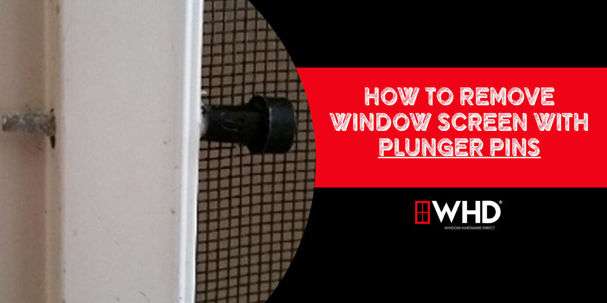 How to Remove Window Screen with Plunger Pins: A Step-by-Step Guide ...