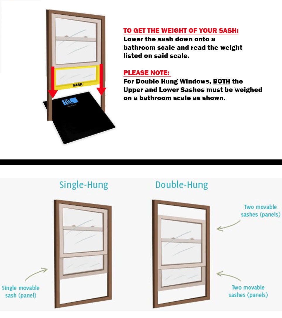 How to Weigh a Window to get Sash Weight — Window Hardware Direct