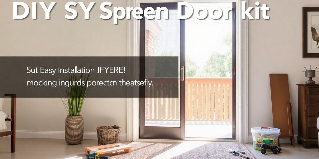 Transform Your Home with a Do Yourself Screen Door Kit: Easy Installat ...