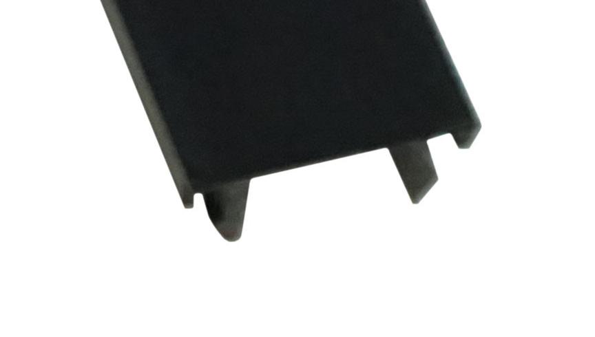 WRS Black Snap-In Sash Stop - 6 Ft Stick — Window Hardware Direct