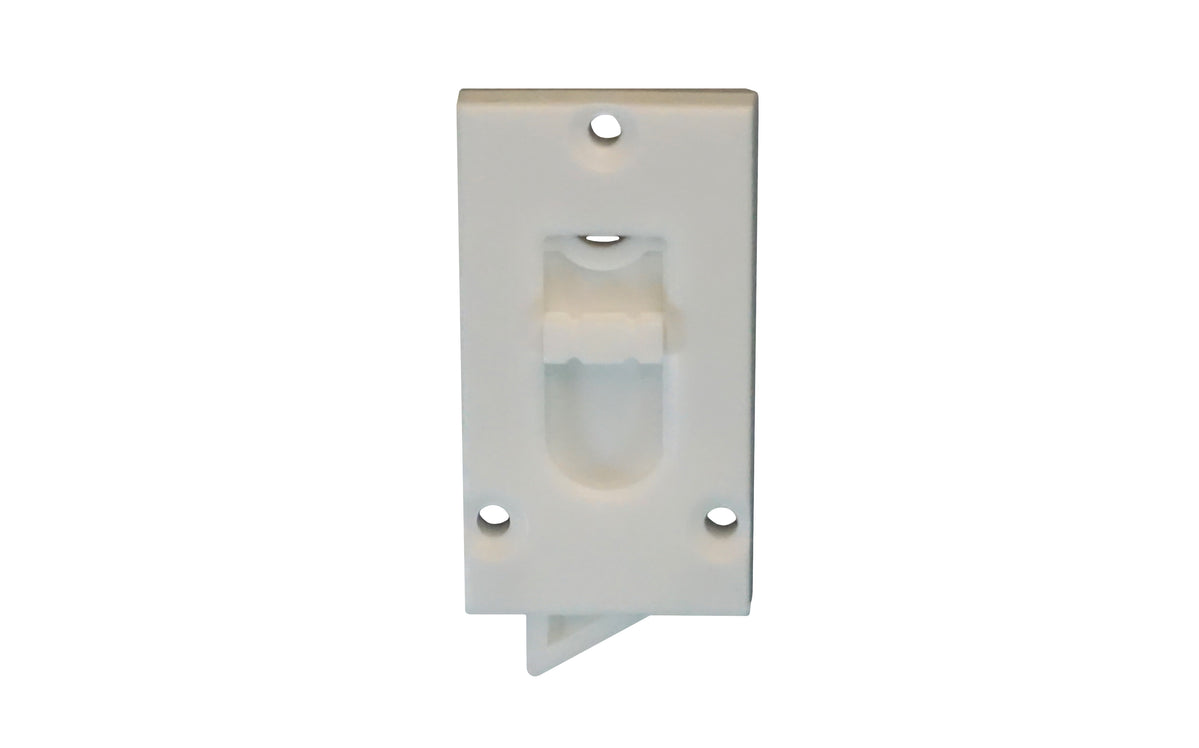 WRS 2-5/16" White Tilt Latch - Reversible — Window Hardware Direct