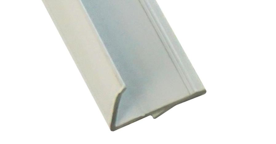 WRS Wenco Dual Durometer White Vinyl Snap-In Glazing Bead - 6 Ft Stick ...