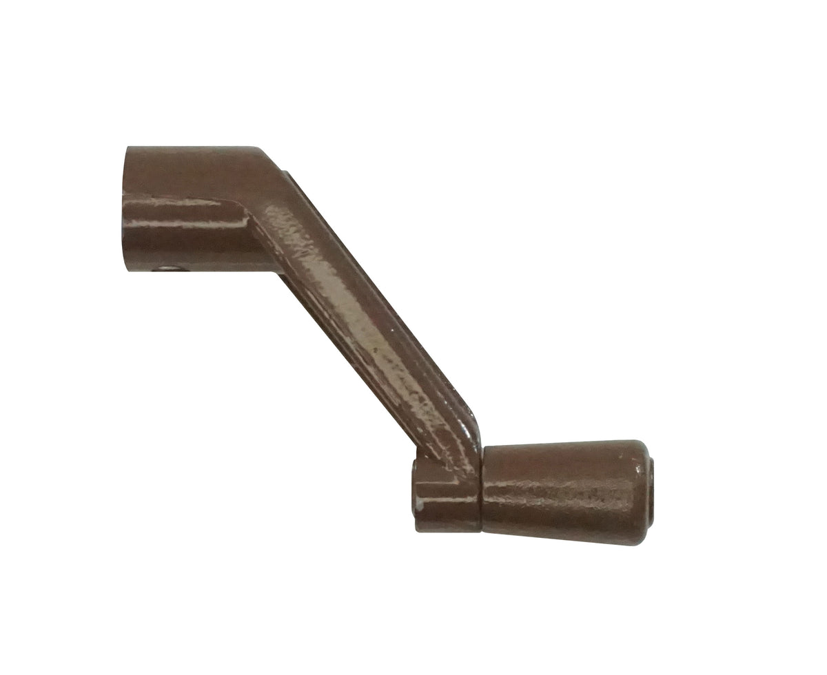 WRS Brown Operator Handle - 3/8" Spline — Window Hardware Direct