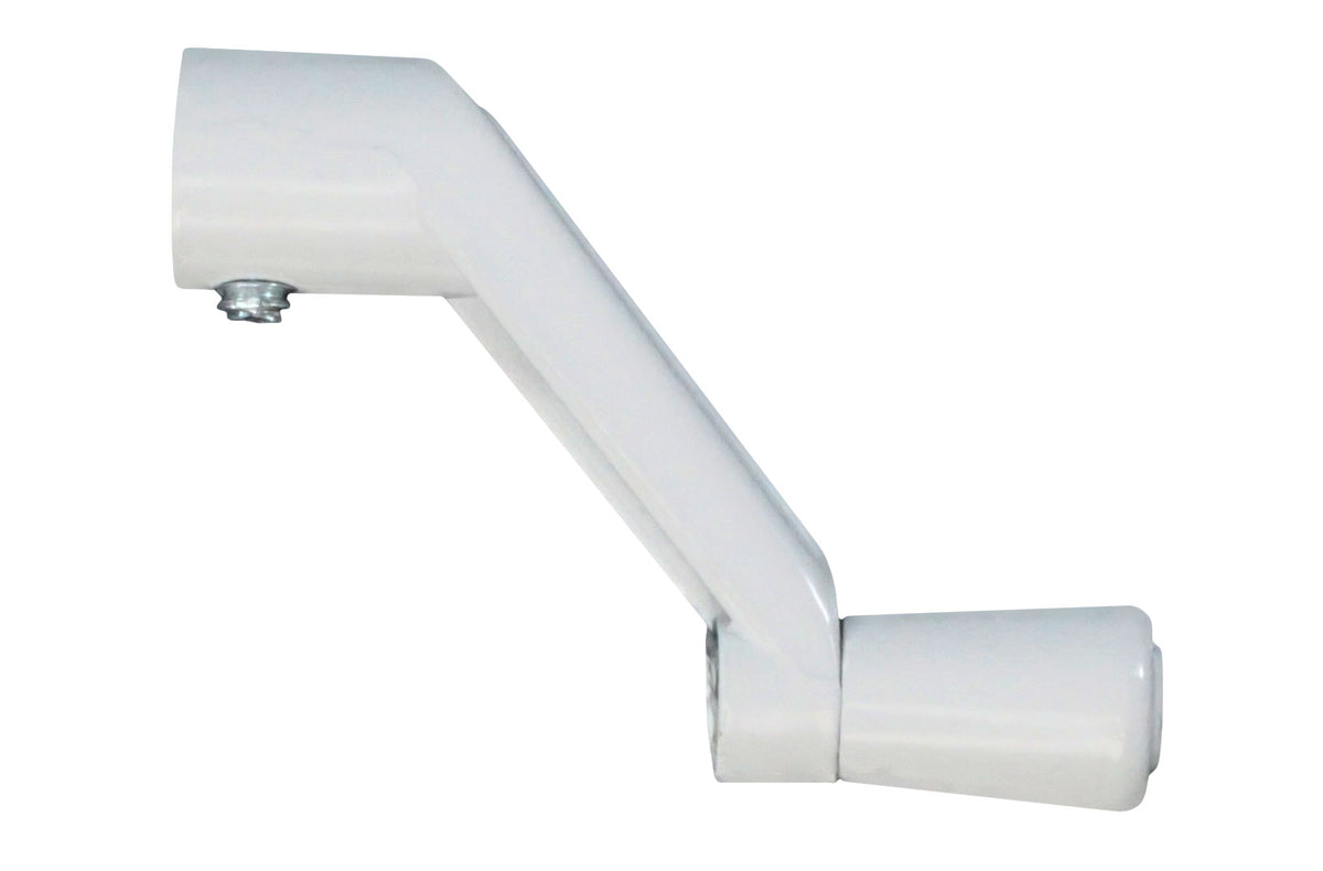 WRS White Operator Handle - 3/8" Spline — Window Hardware Direct