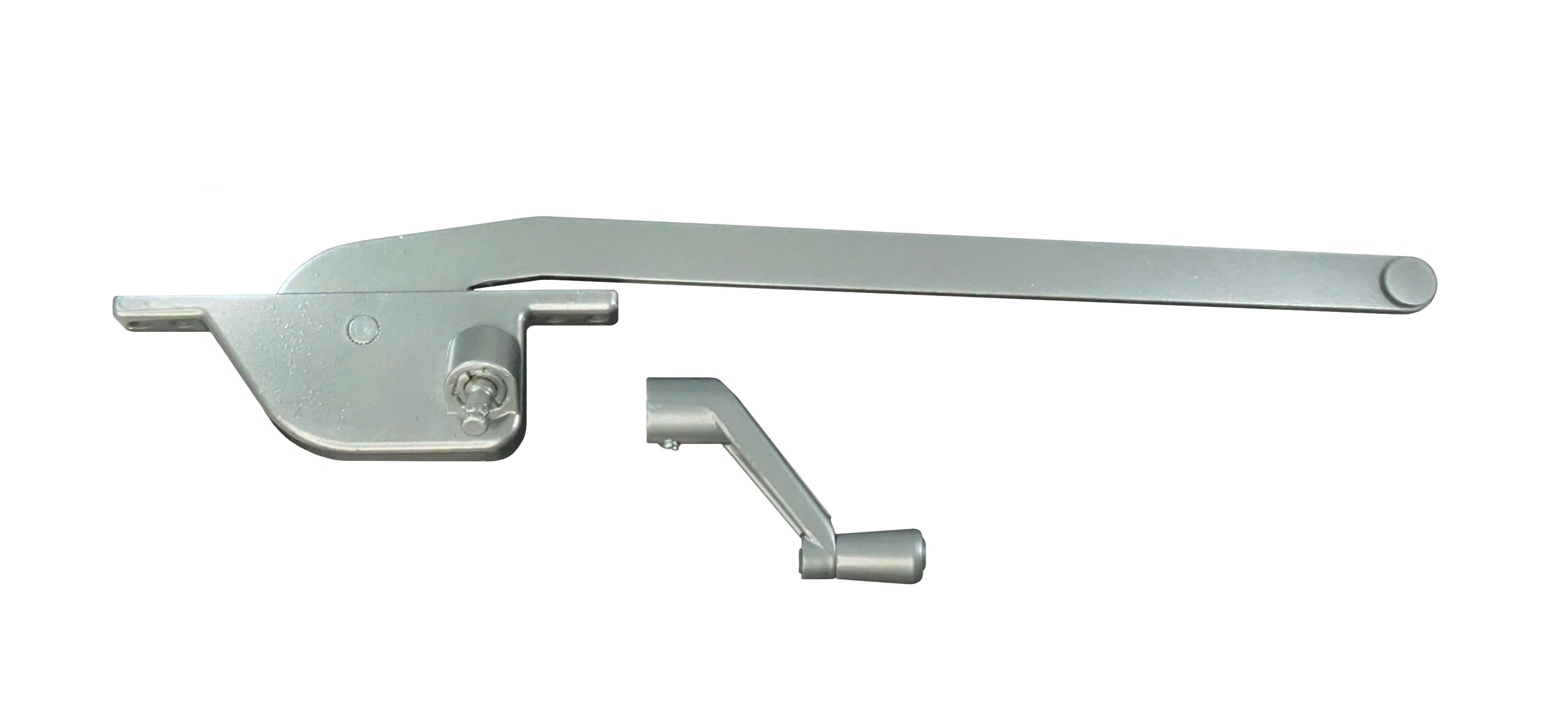 WRS Left Hand 11" Face Mounted Single Arm Operator & Handle Set - Alum ...