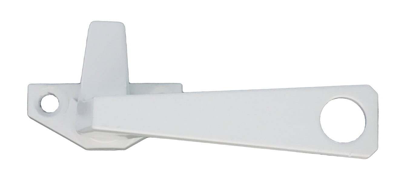 WRS Truth Left Hand Pole-Operated Cam Handle Lock With Offset Base- Wh ...