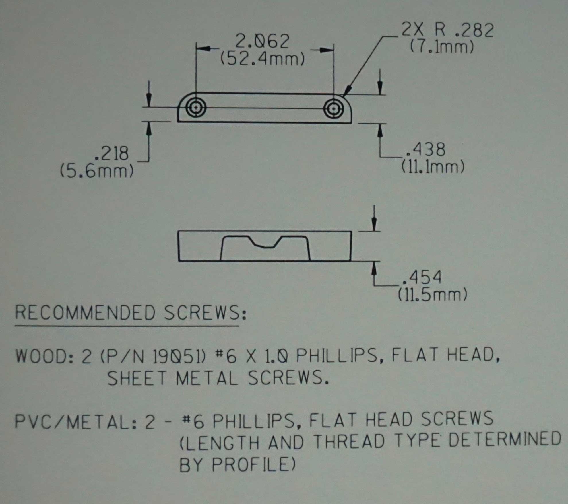WRS Truth Hardware Flush Mounted, Check Rail Keeper - White — Window ...
