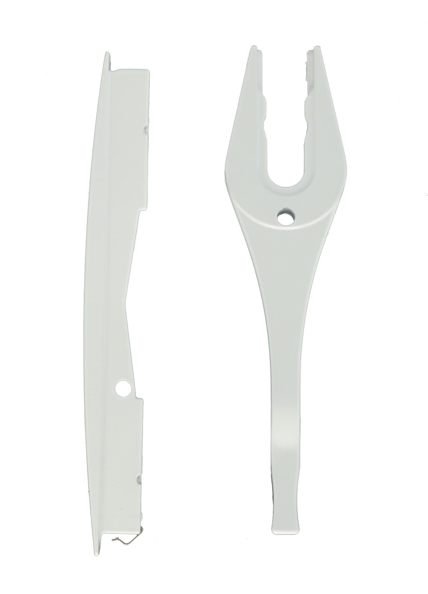 WRS Truth Hardware Mirage Casement Handle and Escutcheon Set - White ...