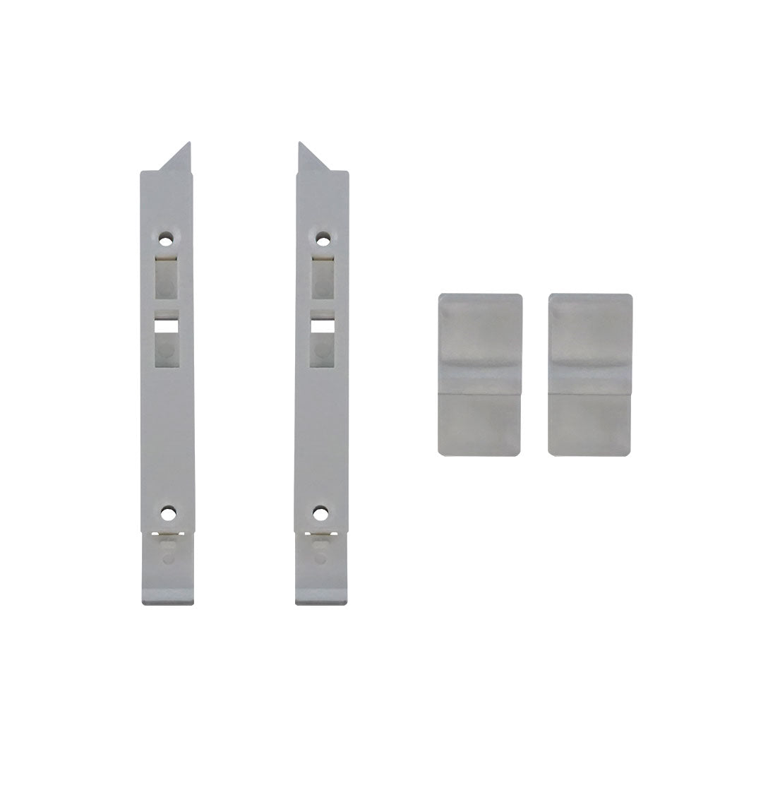 WRS Internal Top Tilt Latch Set (19/64" Nose) with Thumb Button - Whit ...