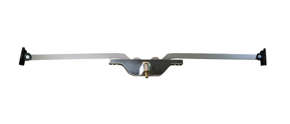 WRS Truth Brushed Nickel Pivot Shoe Operator - 11" Arm, Front Mount ...