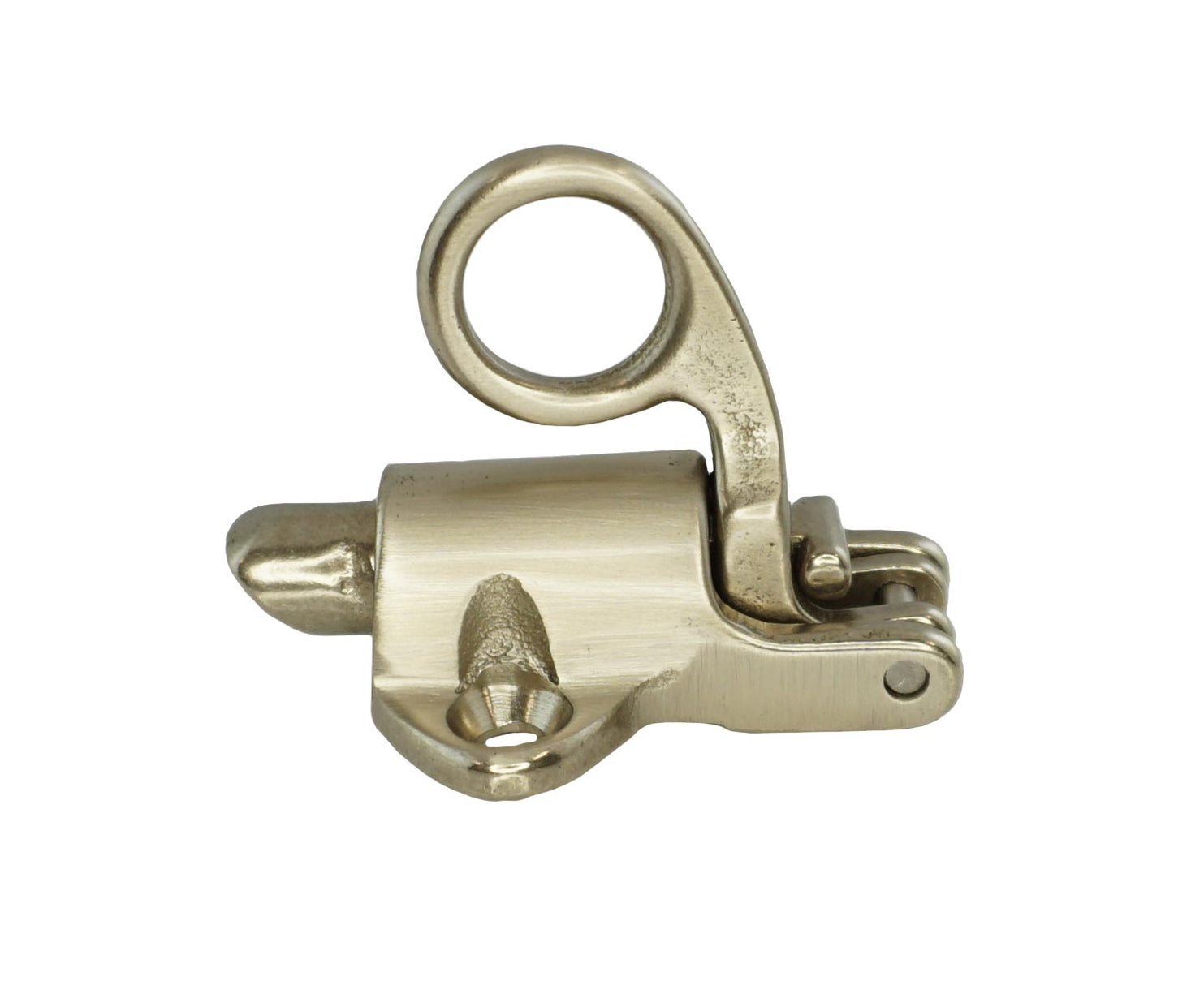 WRS 1-1/4" Casement Spring Catch - White Bronze — Window Hardware Direct