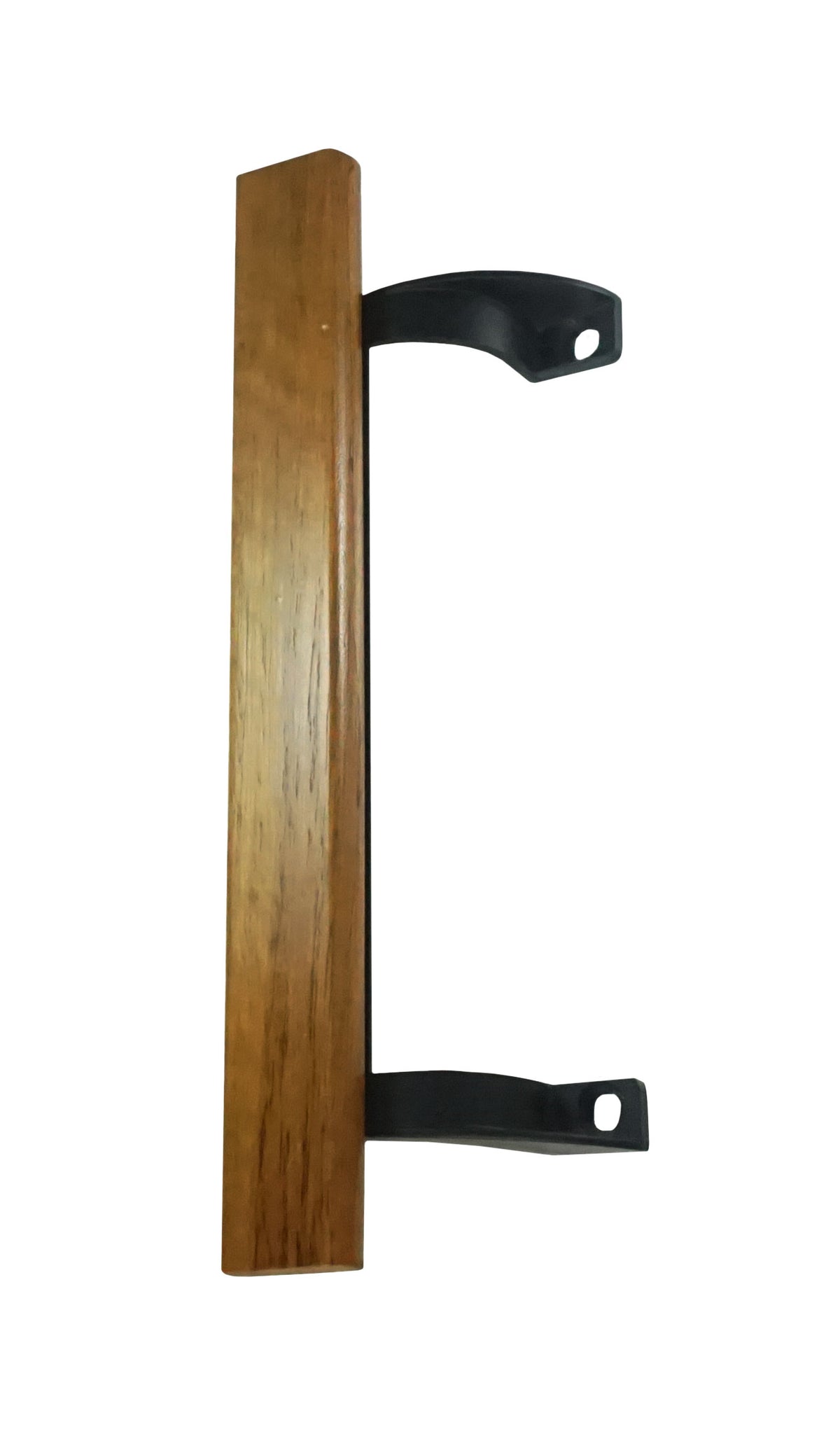 WRS Wooden Patio Door Handle with Solid One Piece Bracket - Black ...