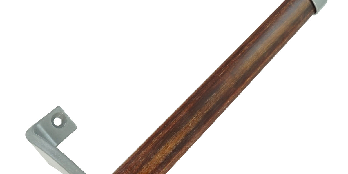 WRS Wood Patio Door Handle with Brackets - 9" — Window Hardware Direct
