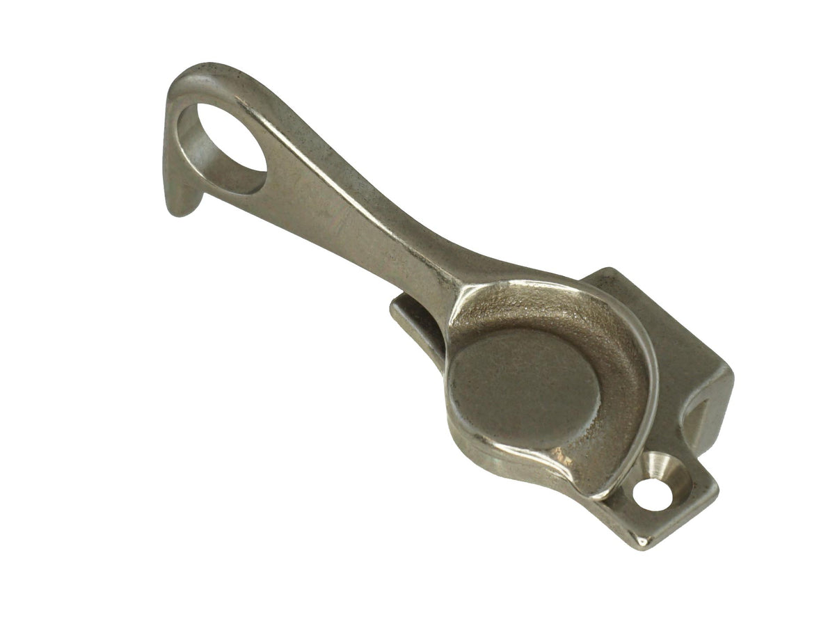 White Bronze 1-9/16" Pole Operated Sweep Lock — Window Hardware Direct