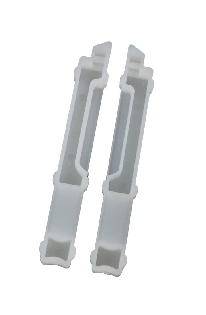 WRS 4" Storm Window Slide Bolt Set - White Nylon — Window Hardware Direct