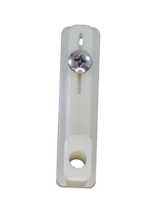 WRS 2-1/2" Pressure Shoe Assembly - White Nylon — Window Hardware Direct