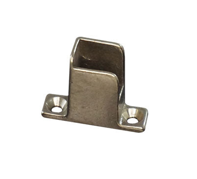 WRS 1-1/2" Push Bar Saddle - White Bronze — Window Hardware Direct